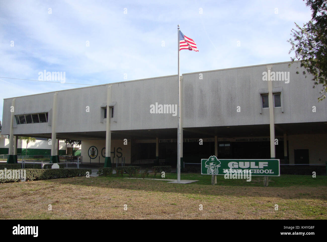 Gulf High School 2 Stock Photo - Alamy