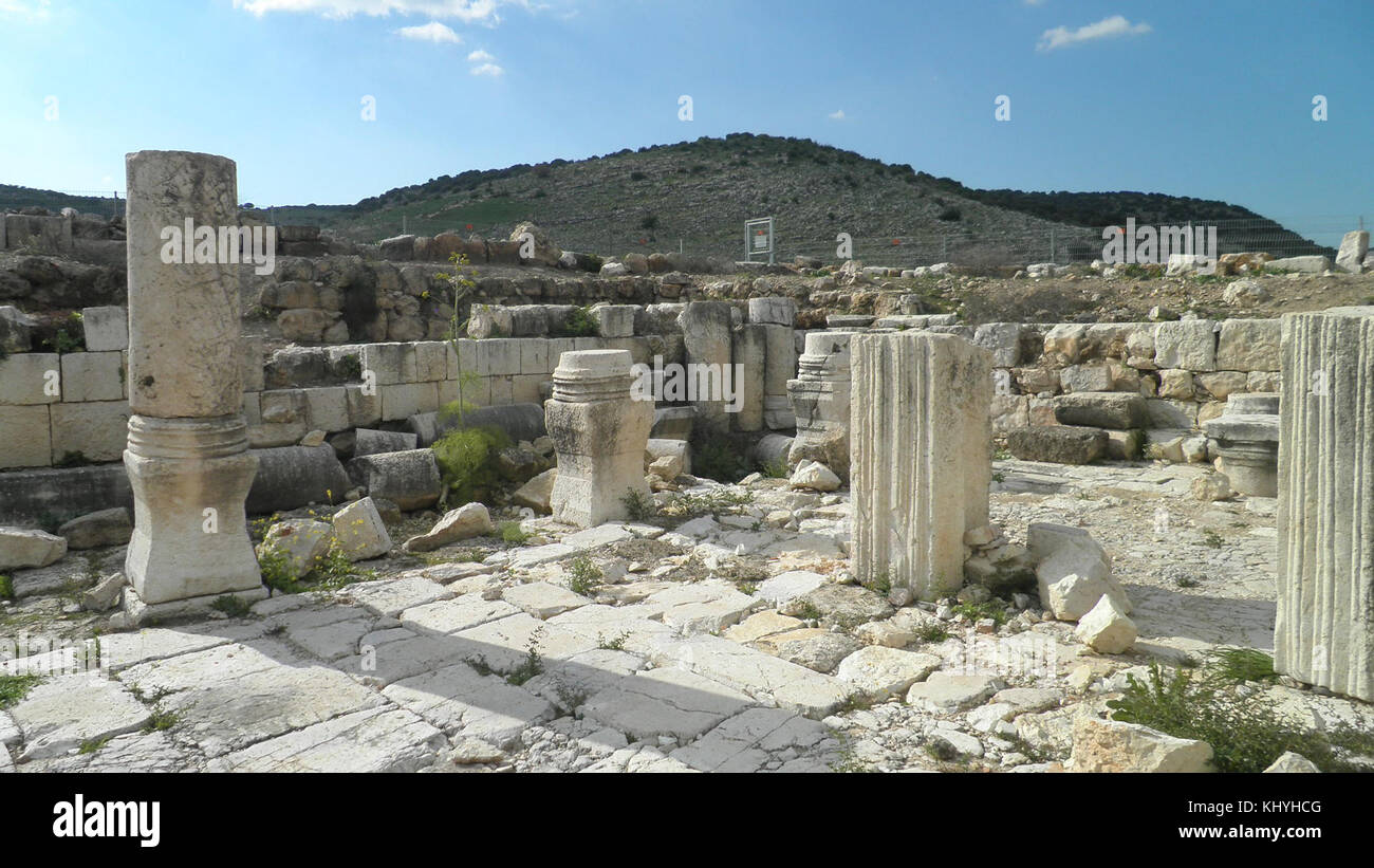 Israel 37704 Marot ancient synagogue Stock Photo - Alamy
