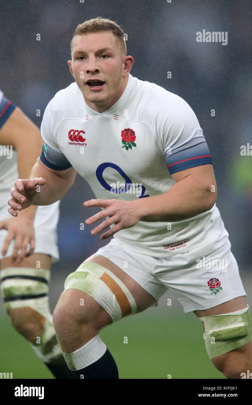 Sam Underhill England & Bath Ru England V Australia, Autumn ...