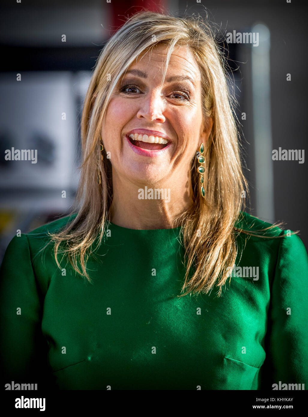 Queen Maxima of The Netherlands visits family company Octatube on the ...