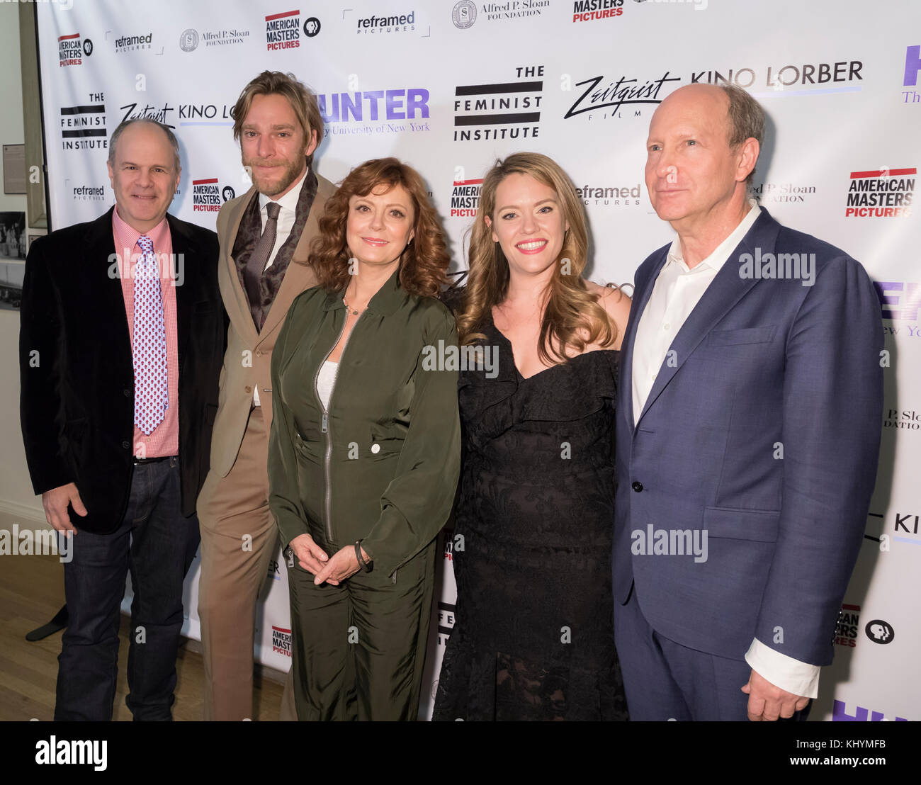 New York, USA. 20th Nov, 2017. (L-R) Michael Cantor, Adam Haggiag ...