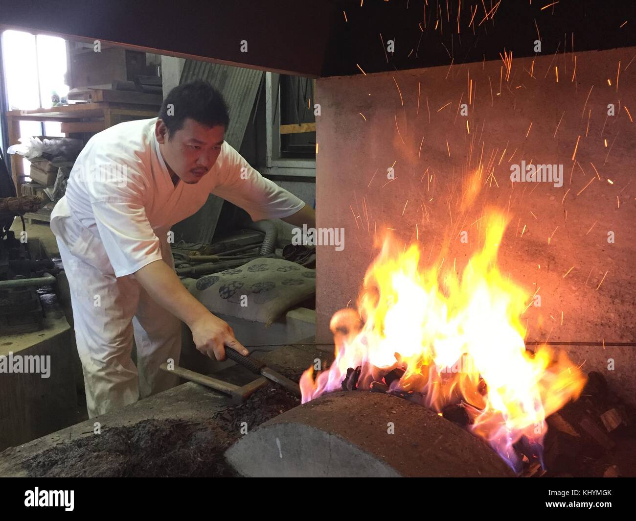 Tokyo, Japan. 06th Sep, 2017. The Japanese swordsmith Fusahiro ...