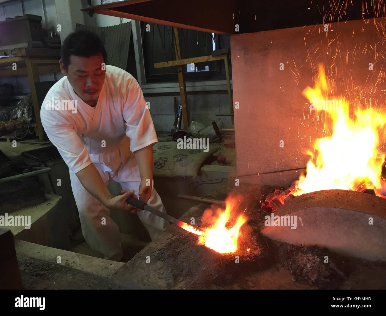 Tokyo, Japan. 06th Sep, 2017. The Japanese swordsmith Fusahiro ...