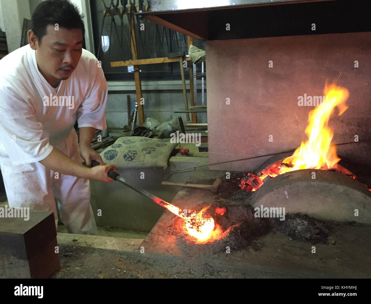 Tokyo, Japan. 06th Sep, 2017. The Japanese swordsmith Fusahiro ...