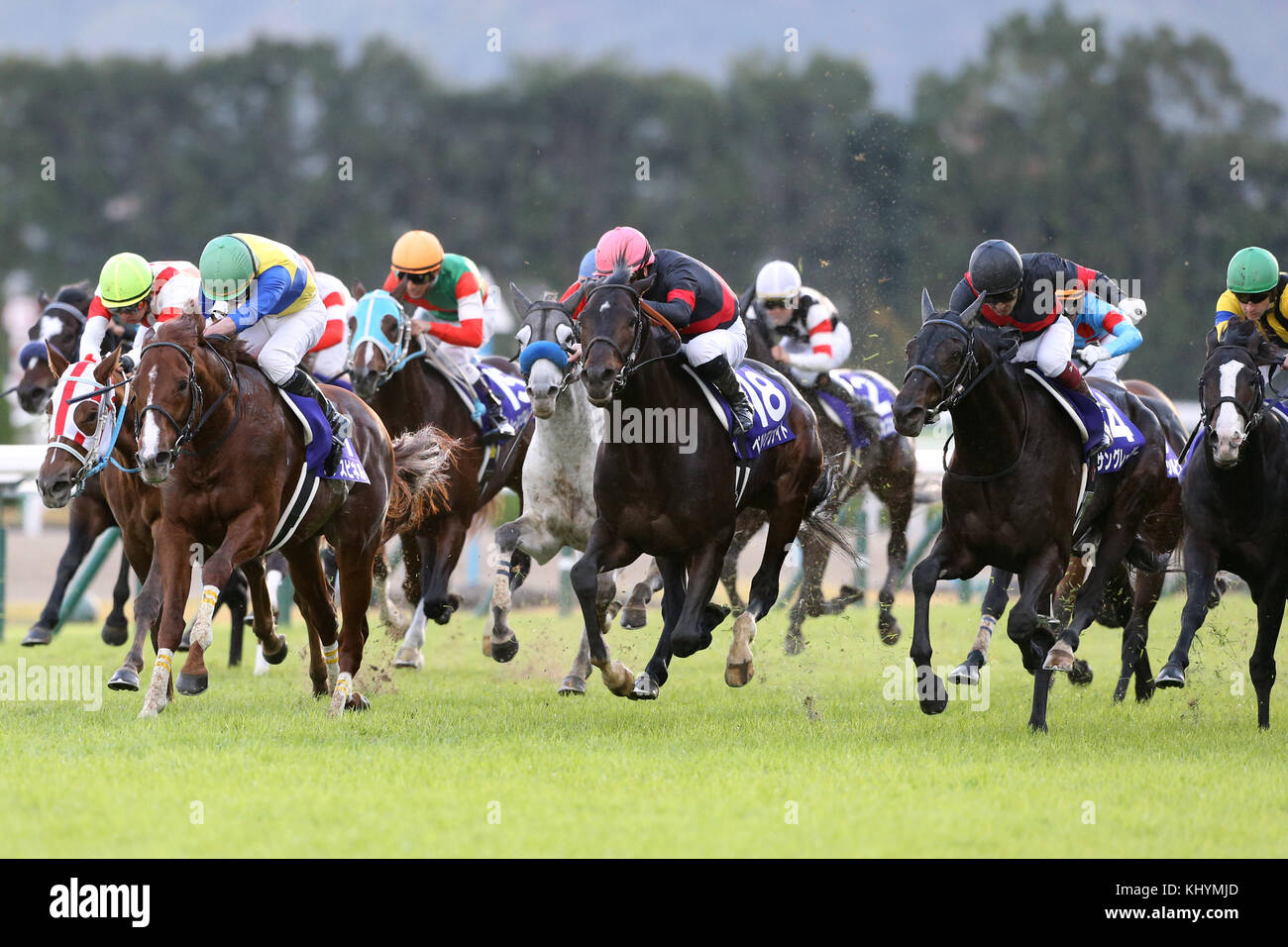 Kyoto, Japan. 19th Nov, 2017. (L-R) Reine Minoru (Ryuji Wada), Air ...