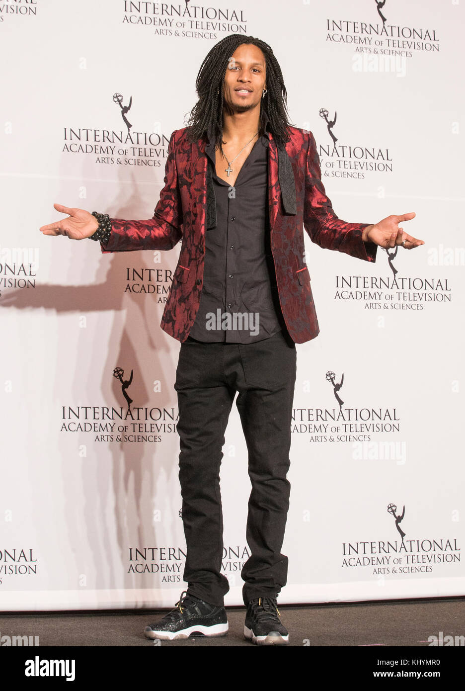 New York, United States. 20th Nov, 2017. Les Twins Larry Nicolas ...