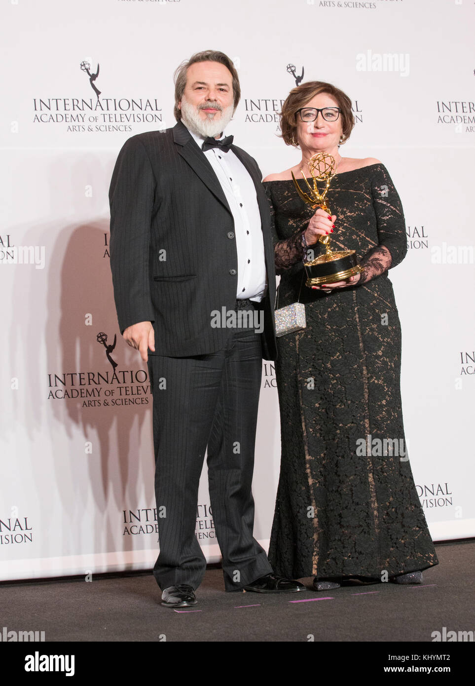 New York, United States. 20th Nov, 2017. Xavier Durringer, Joey Fare ...