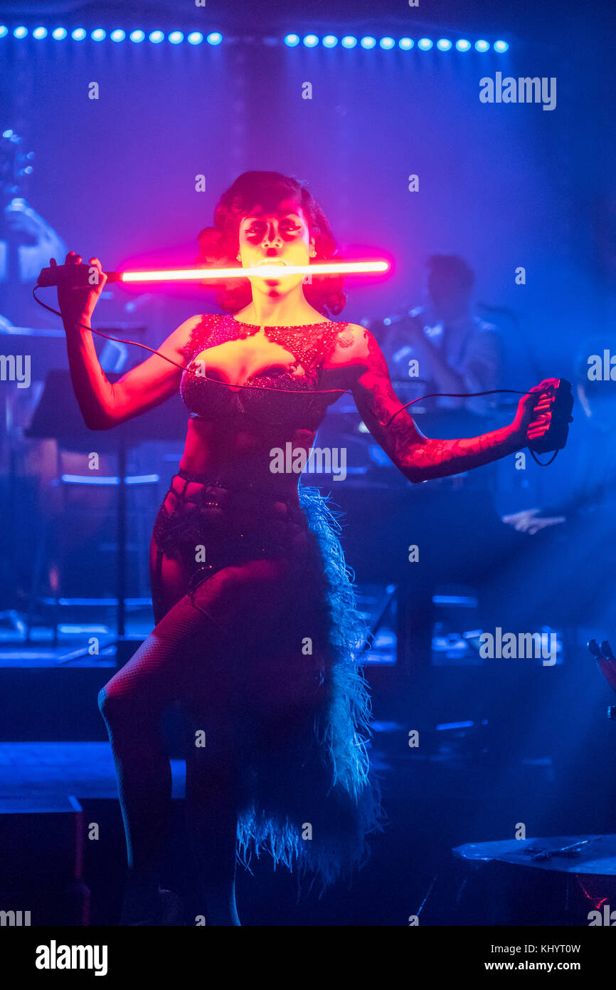 Edinburgh, Scotland, United Kingdom. , . Cabaret group La Clique ...