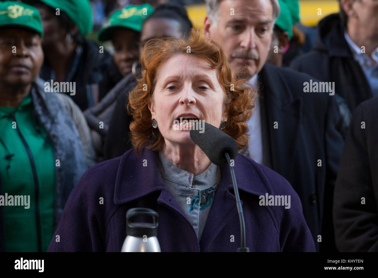 New York, NY - November 21, 2017: NYC concil member Jo Anne Simon ...