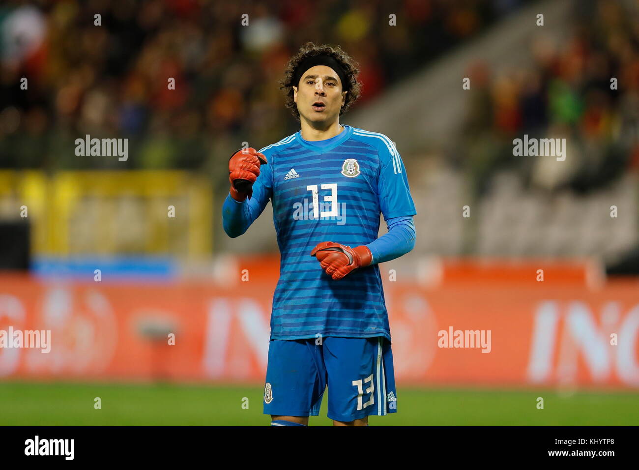 Brussels, Belgium. 10th Nov, 2017. Guillermo Ochoa (MEX) Football ...