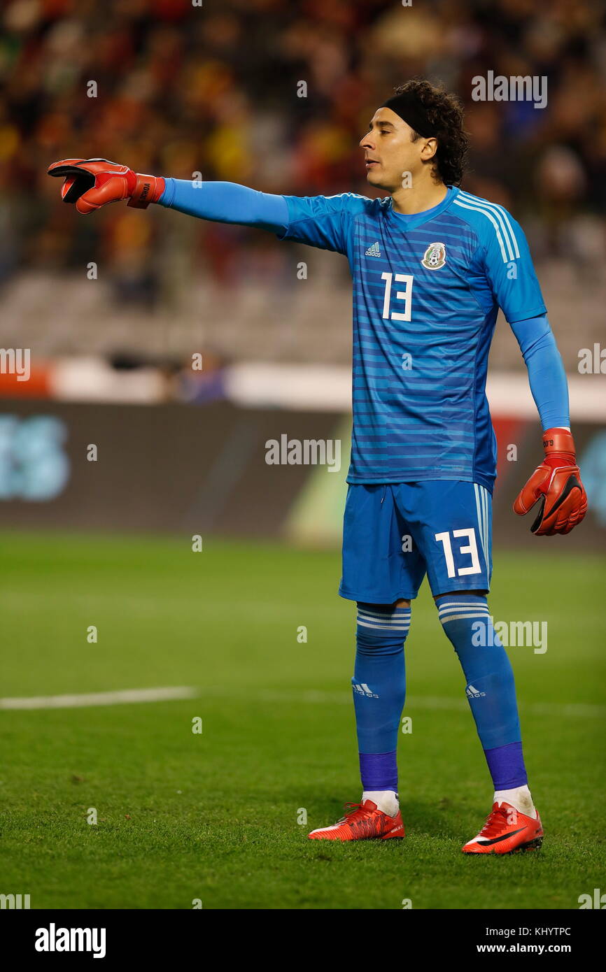 Brussels, Belgium. 10th Nov, 2017. Guillermo Ochoa (MEX) Football ...