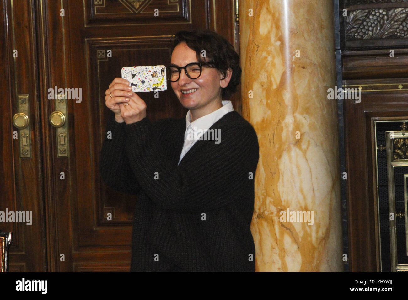 Hamburg, Deutschland. 21st Nov, 2017. Monique Akin wife of Fatih Akin ...