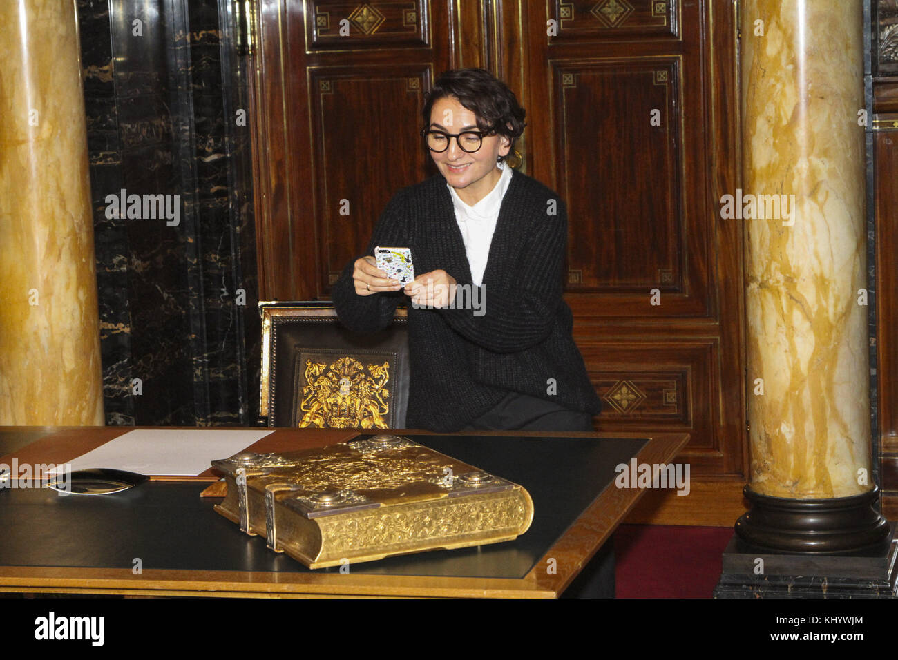 Hamburg, Deutschland. 21st Nov, 2017. Monique Akin wife of Fatih Akin ...