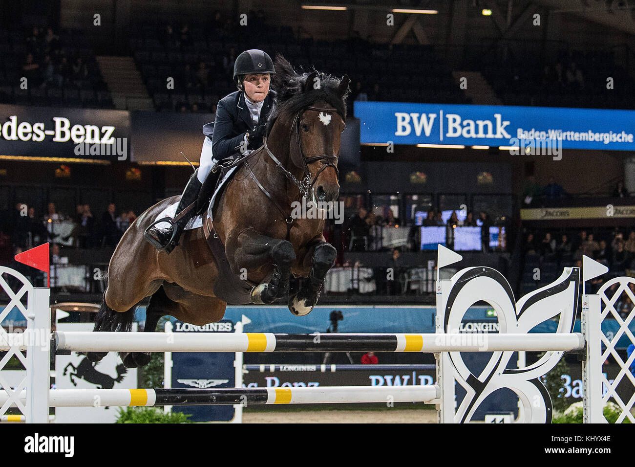 Stuttgart, Germany. 19th Nov, 2017. US-American show jumper Chloe Reid ...