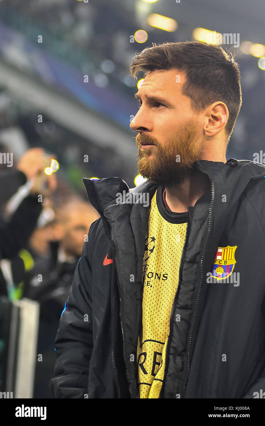 Turin, Italy. 22nd Nov, 2017. Lionel Messi (FC Barcelona) during the ...
