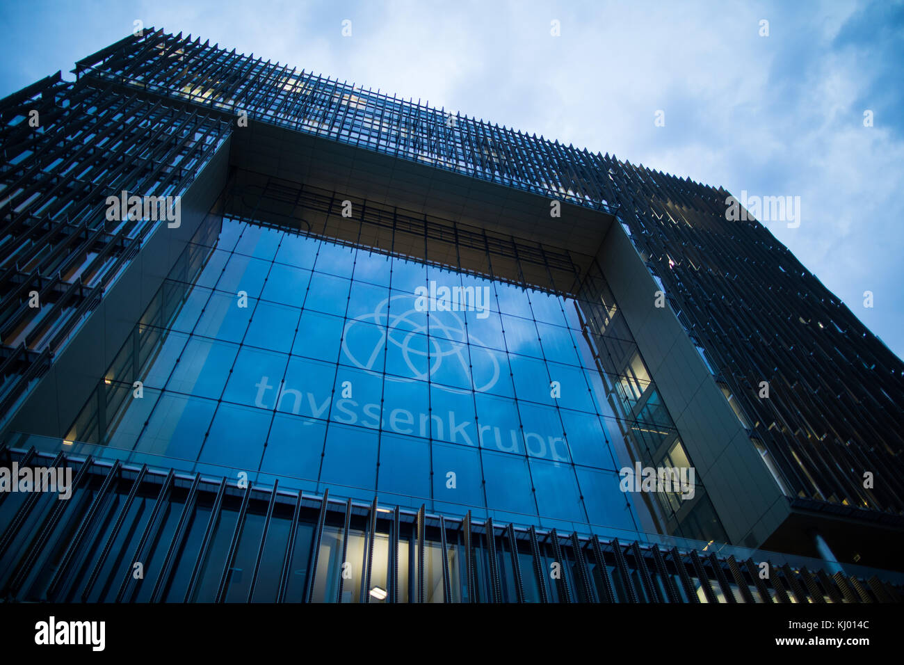 Essen, Germany. 23rd Nov, 2017. Picture of the Thyssenkrupp ...