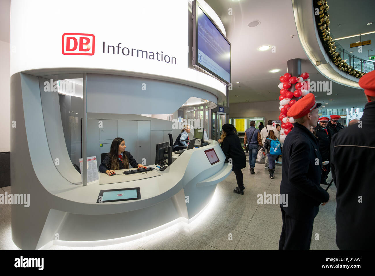 Nuremberg, Germany. 23rd Nov, 2017. Picture of a new information ...