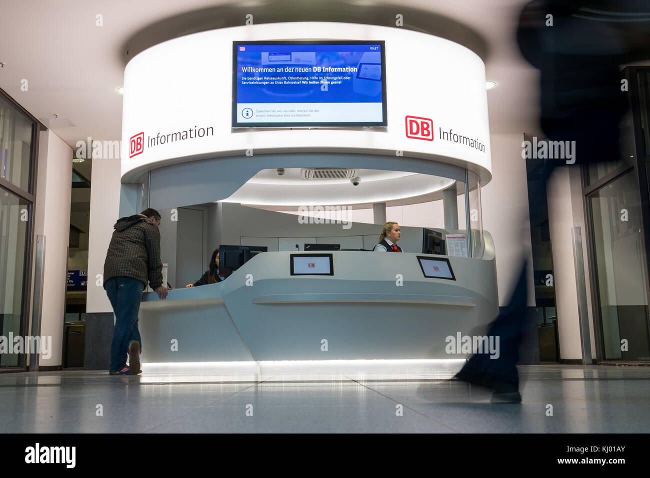 Nuremberg, Germany. 23rd Nov, 2017. Picture of a new information ...