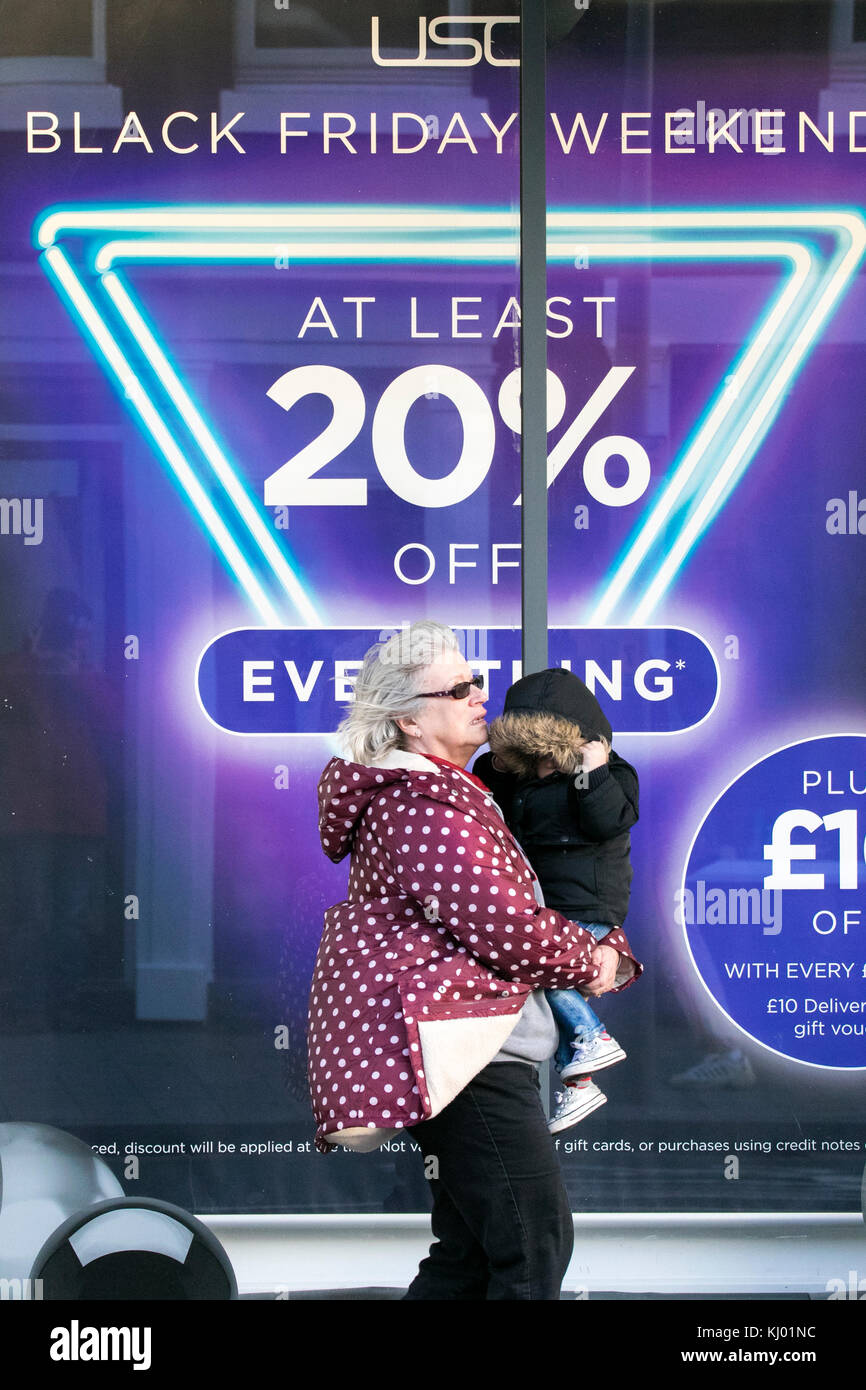 black Friday high street shop discount store sale sales shopper ...