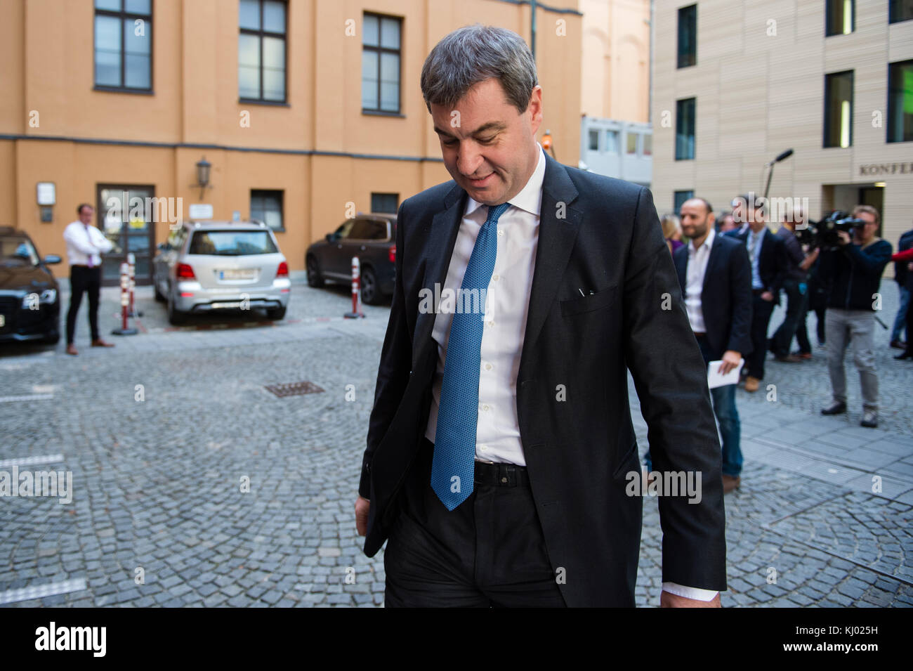 Munich, Germany. 23rd Nov, 2017. Markus Soder, Finance Minister of the ...