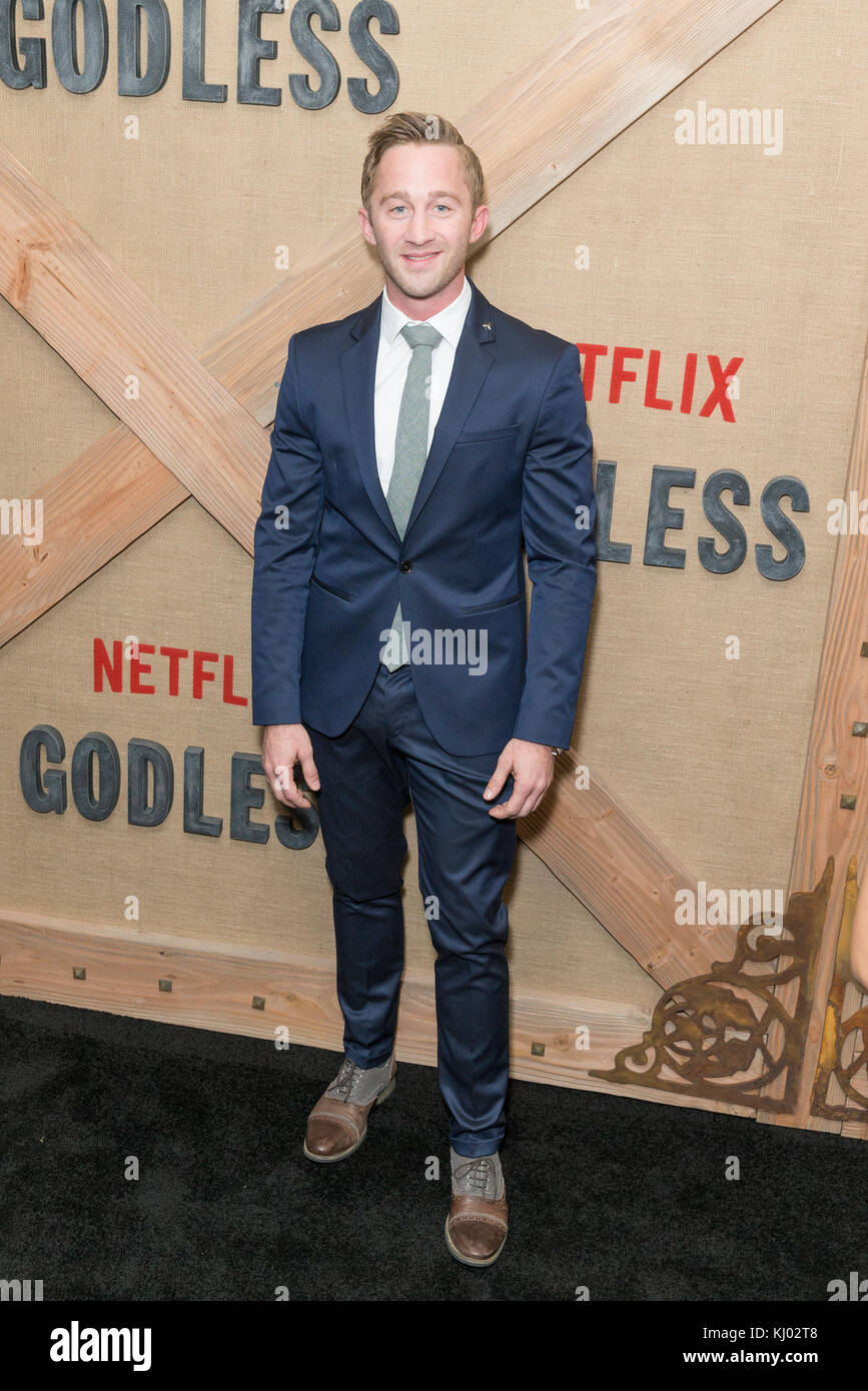 New York, United States. 19th Nov, 2017. Matthew Lewis attends Netflix ...