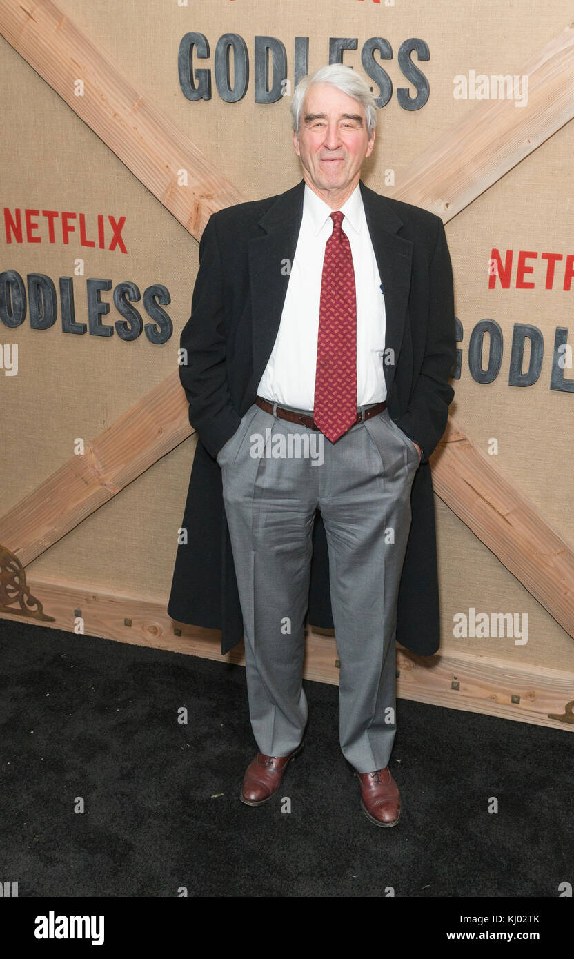 New York, United States. 19th Nov, 2017. Sam Waterston attends Netflix ...