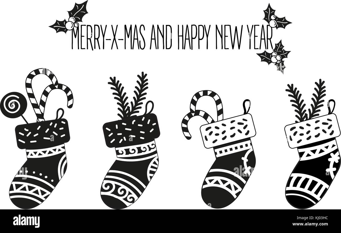 Stockings stocking Stock Vector Images - Alamy