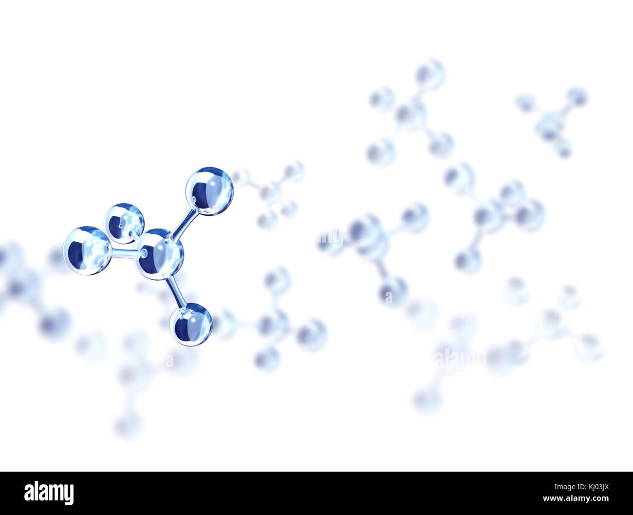Models of abstract molecular structure. View from different angles ...