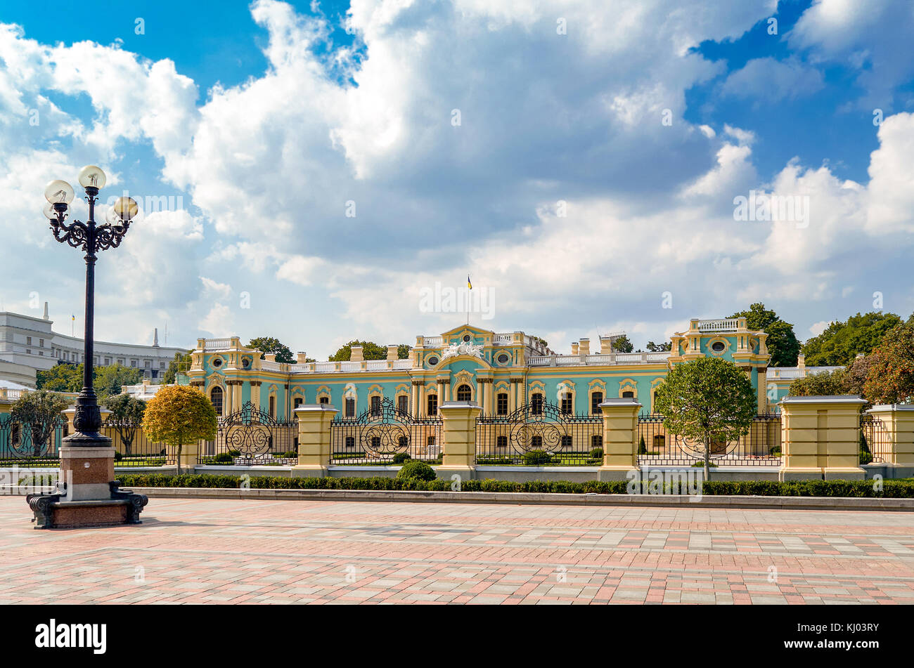 Mariinsky Palace after renovation in Kiev, Ukraine Stock Photo - Alamy