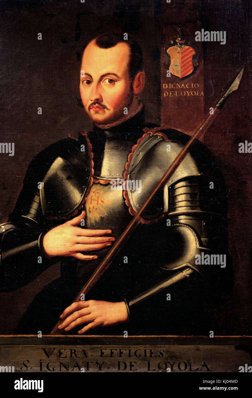 Portrait of Saint Ignatius Loyola Founder of the Jesuit Order - 17th ...