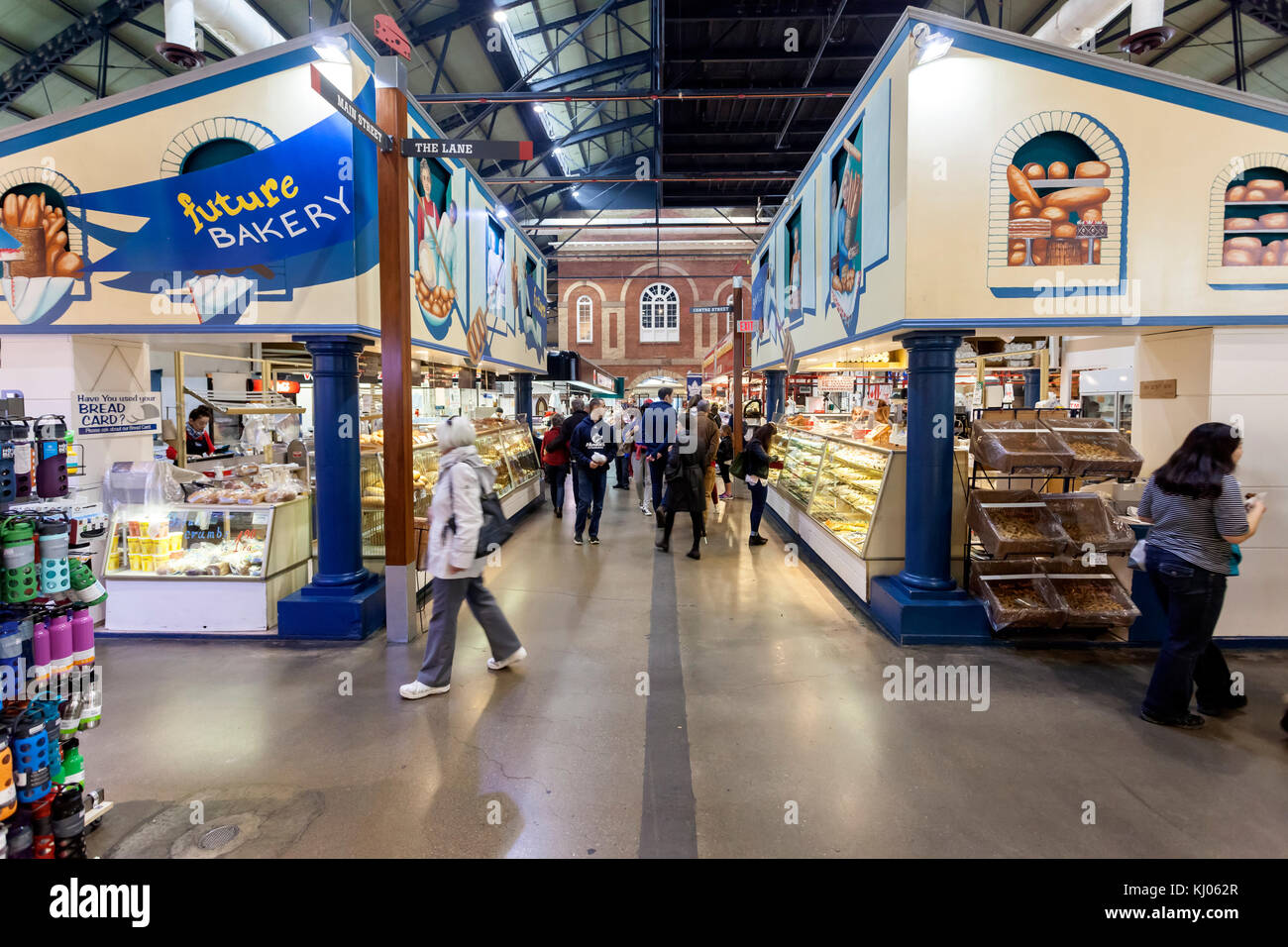 Toronto, Canada - Oct 13, 2017: Bakery inside of the historic St ...