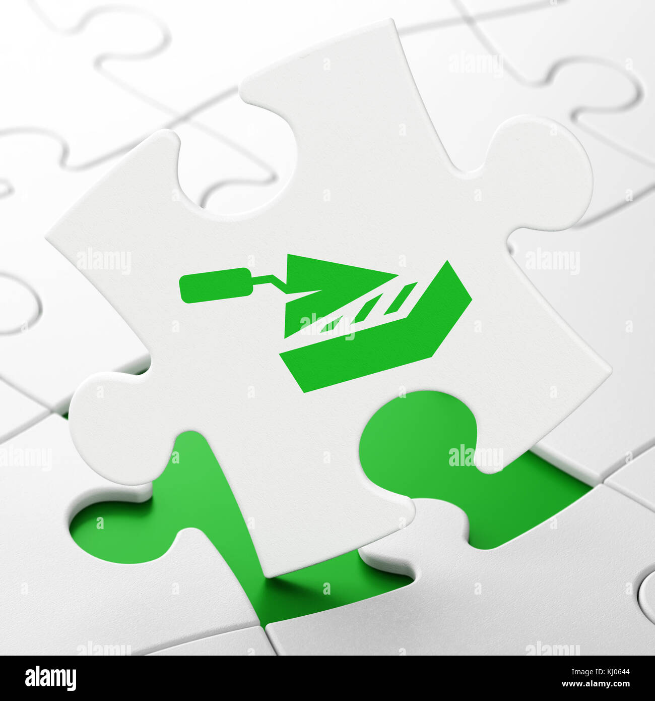 Construction concept: Brick Wall on puzzle background Stock Photo - Alamy