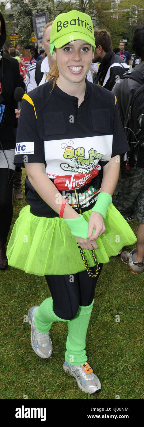 LONDON, ENGLAND - APRIL 25: Princess Beatrice, completes the Virgin ...