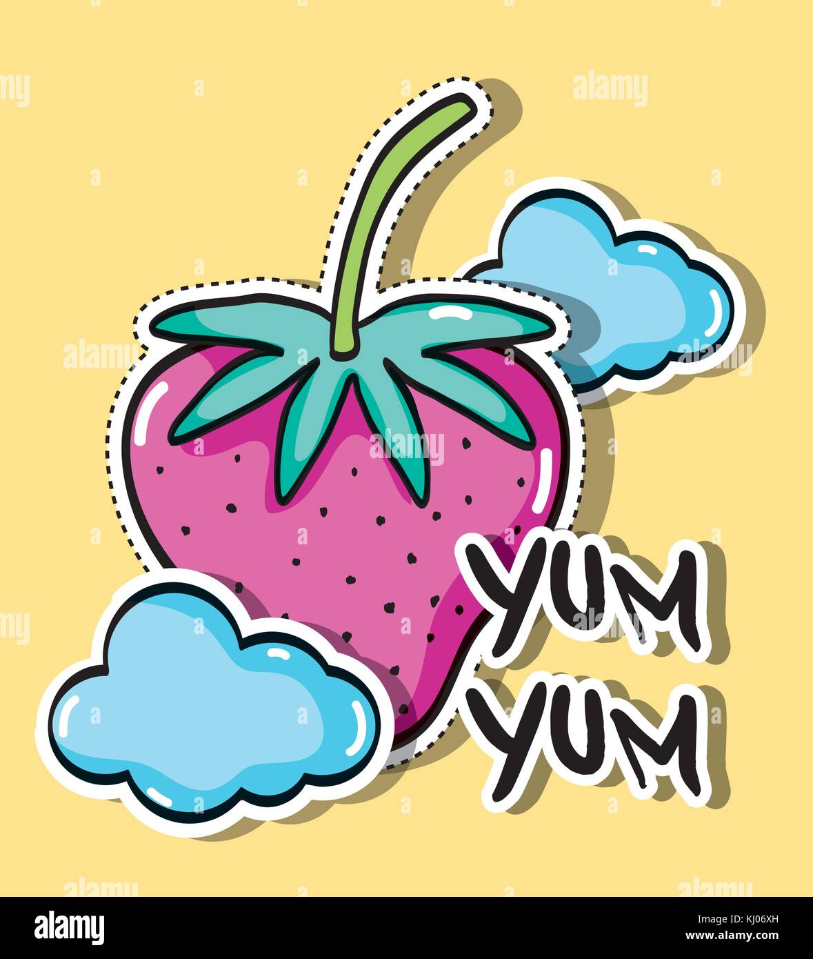 Strawberry patch Stock Vector Images - Alamy