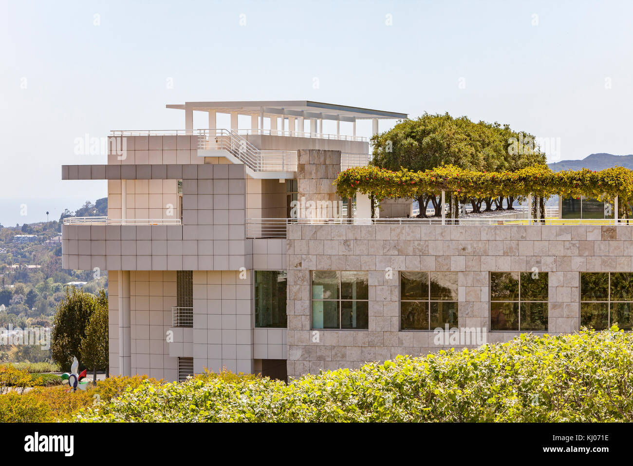 The Getty Center, in Los Angeles, California, is a campus of the Getty ...