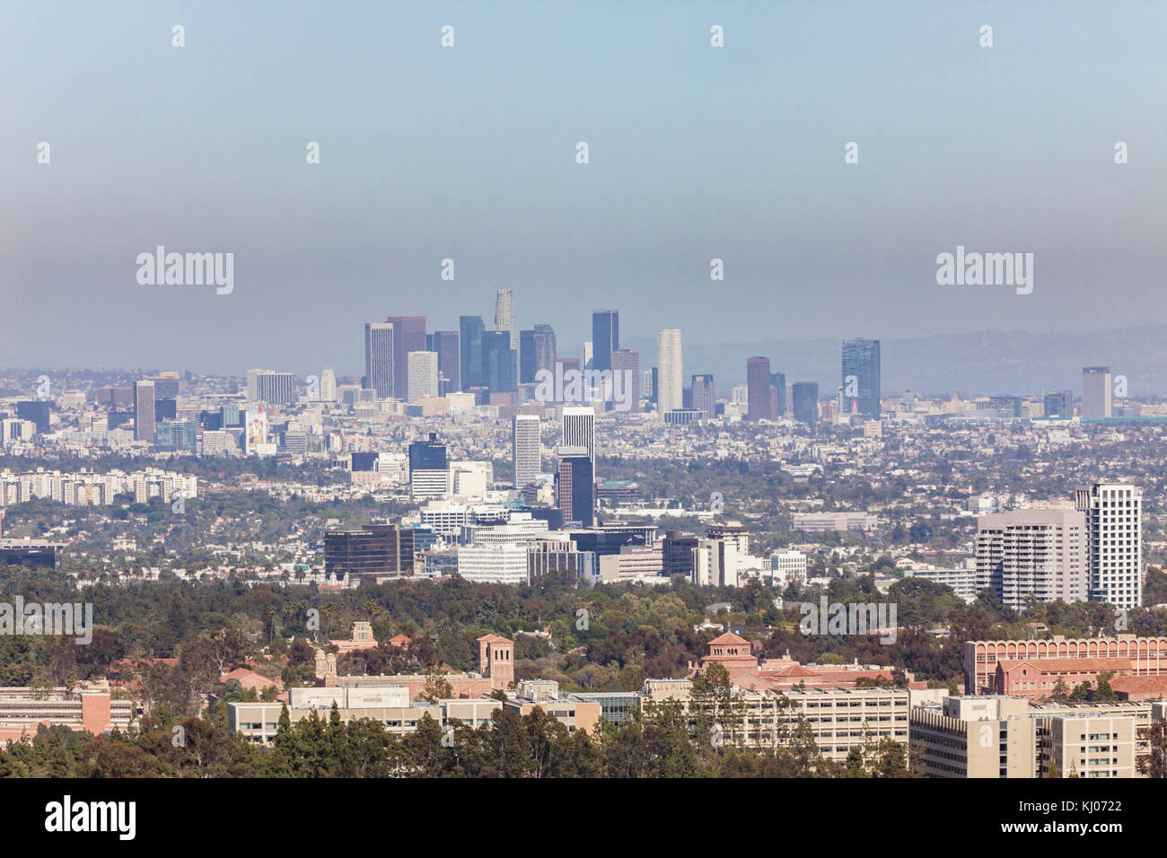 View of Downtown Los Angeles, Los Angeles Stock Photo - Alamy