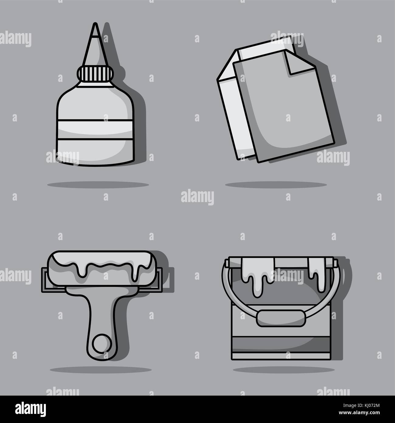 set art and craft creative objects Stock Vector Image & Art - Alamy