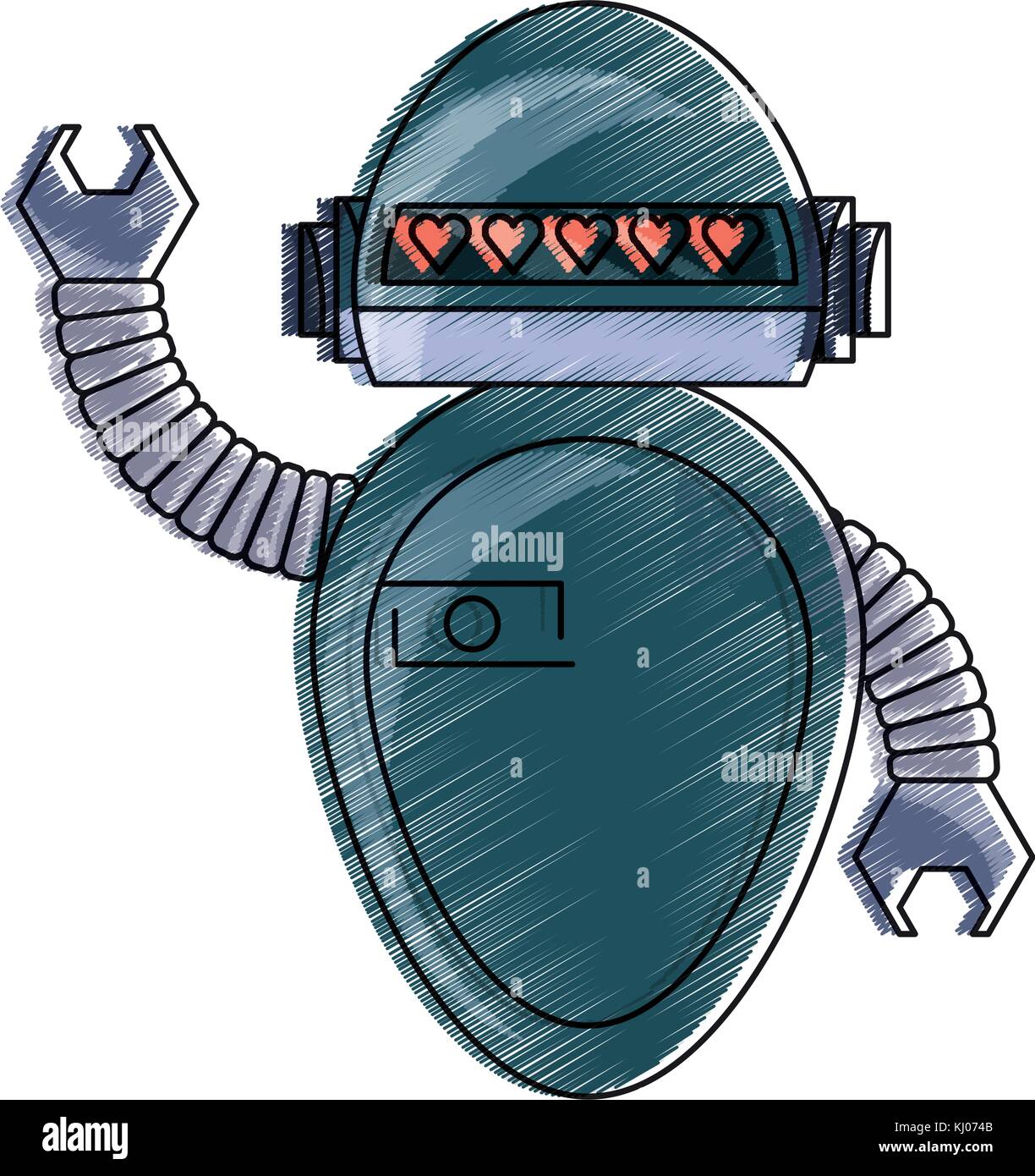 cartoon robot icon Stock Vector Image & Art - Alamy