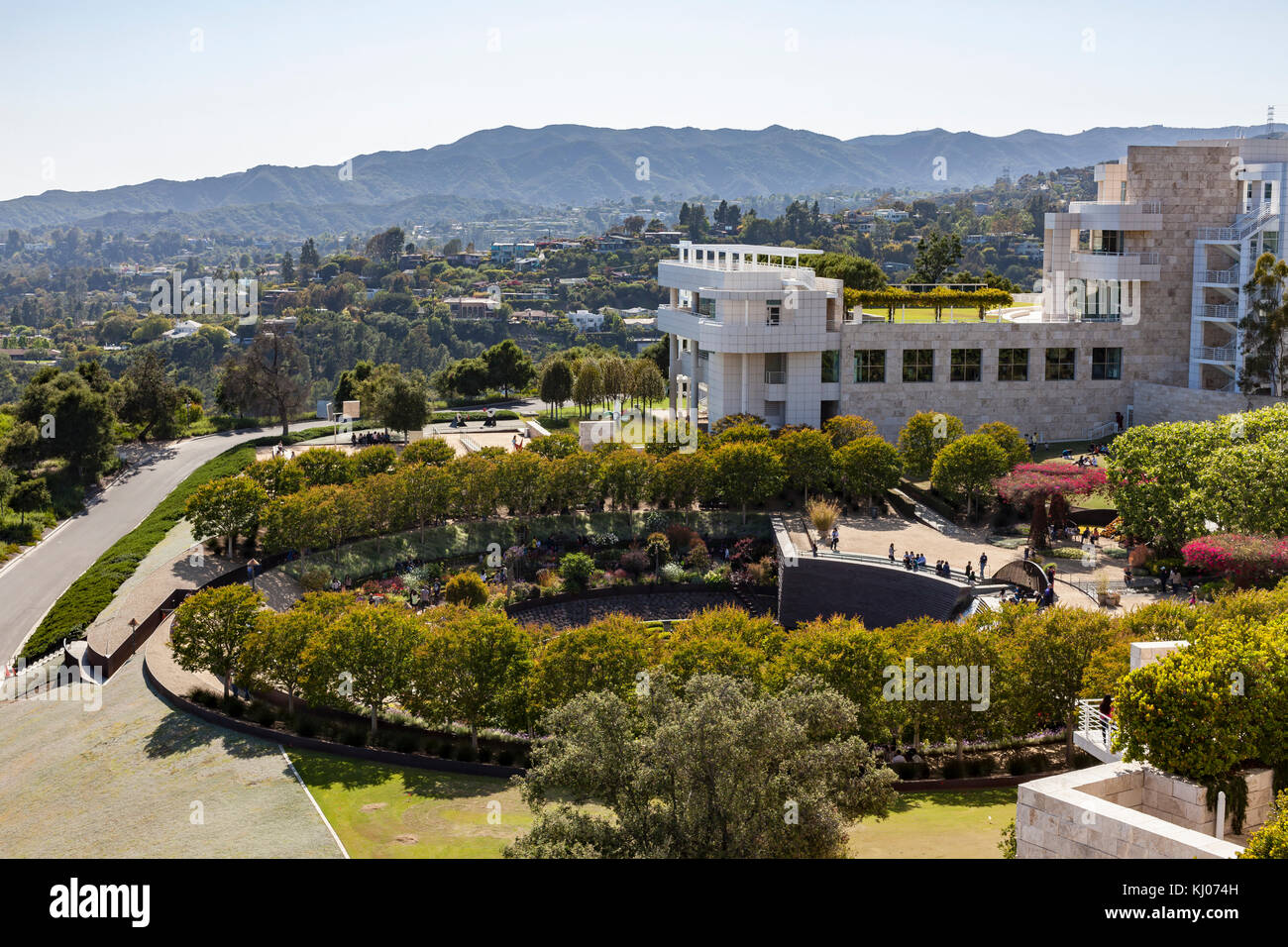 The Getty Center, in Los Angeles, California, is a campus of the Getty ...