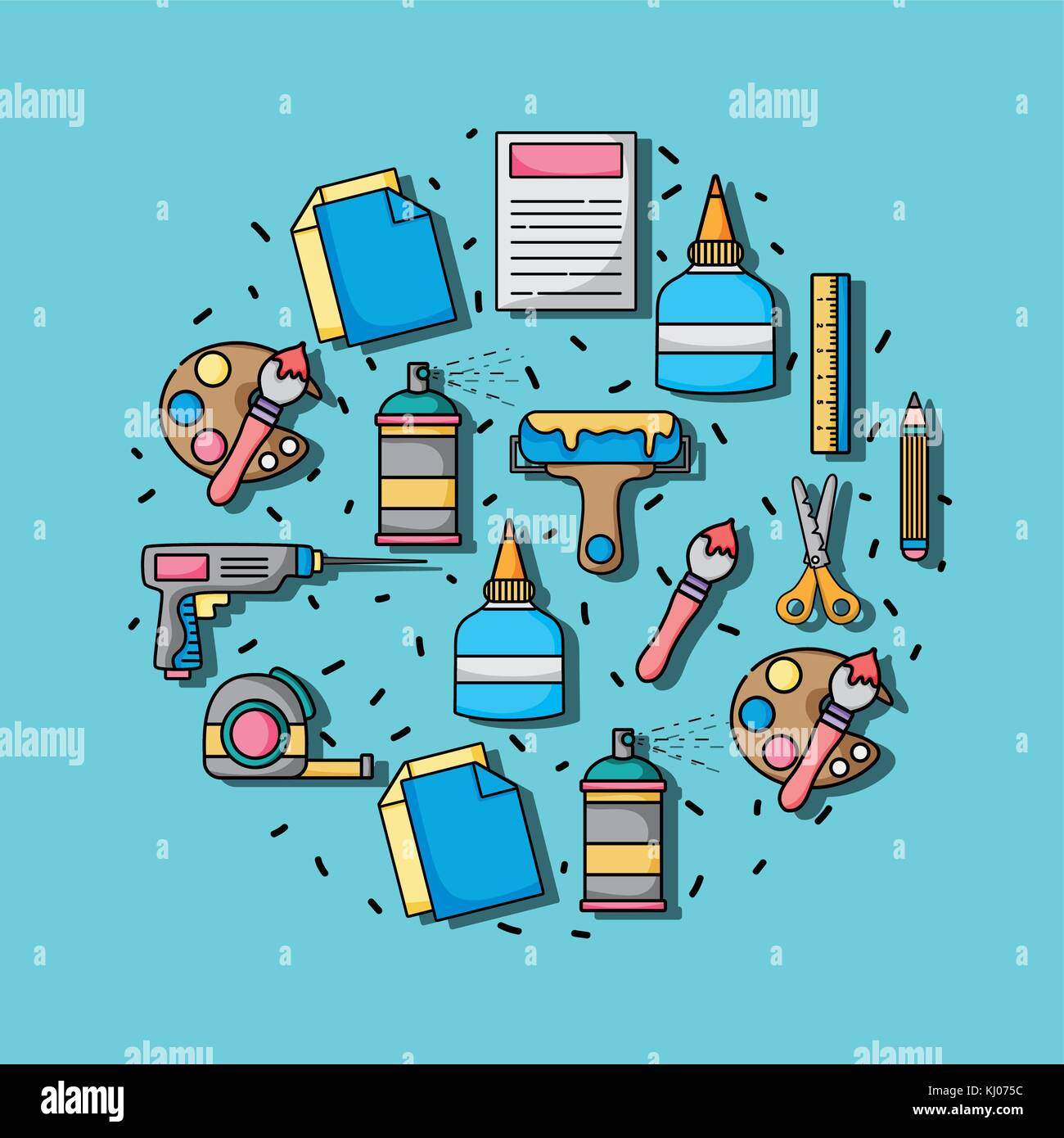 art and craft creative object design Stock Vector Image & Art - Alamy