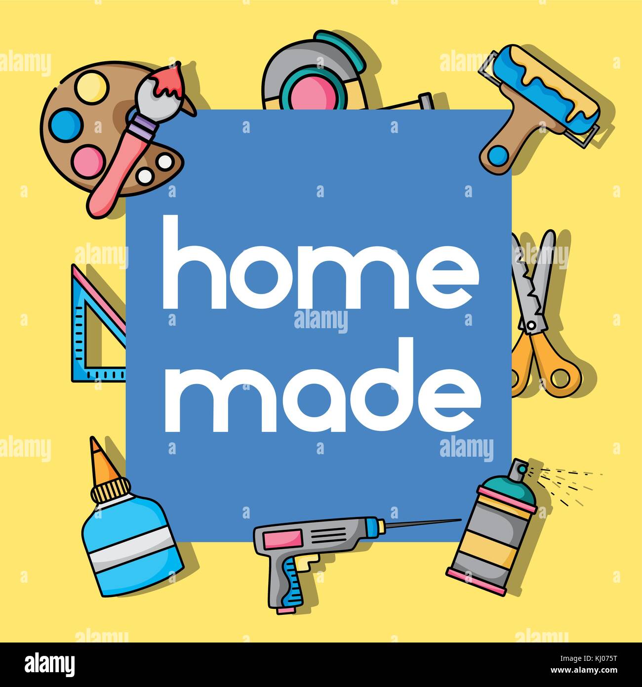 art and craft creative object design Stock Vector Image & Art - Alamy