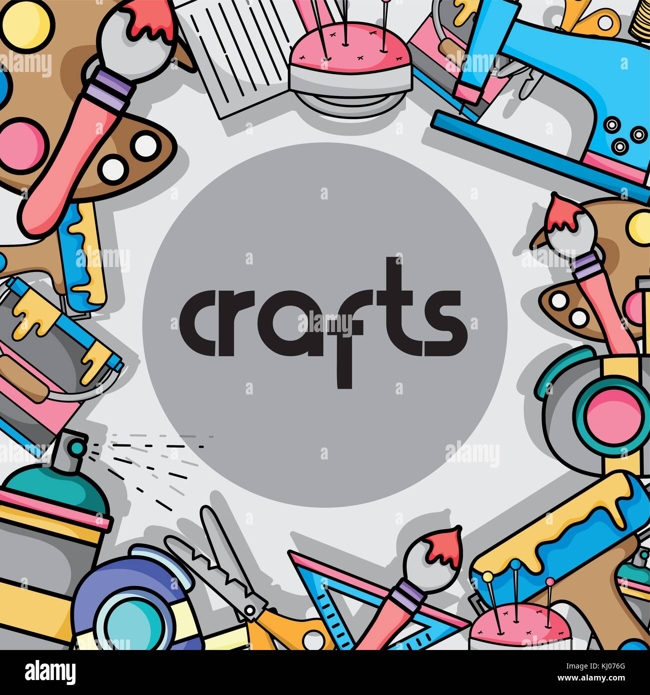 art and craft creative object design Stock Vector Image & Art - Alamy