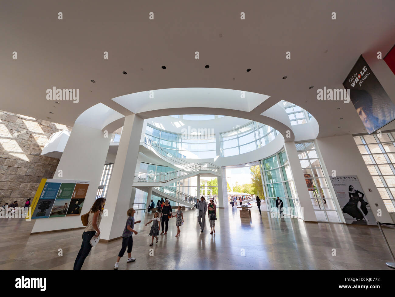 The Getty Center, in Los Angeles, California, is a campus of the Getty ...