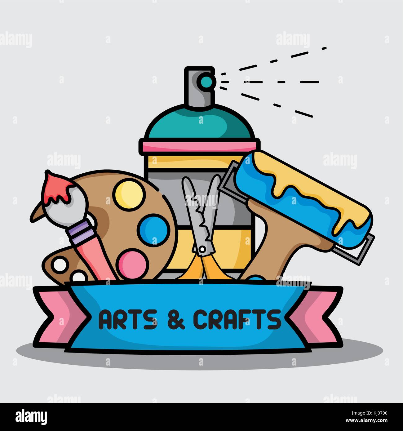 creative object to art and craft design Stock Vector Image & Art - Alamy