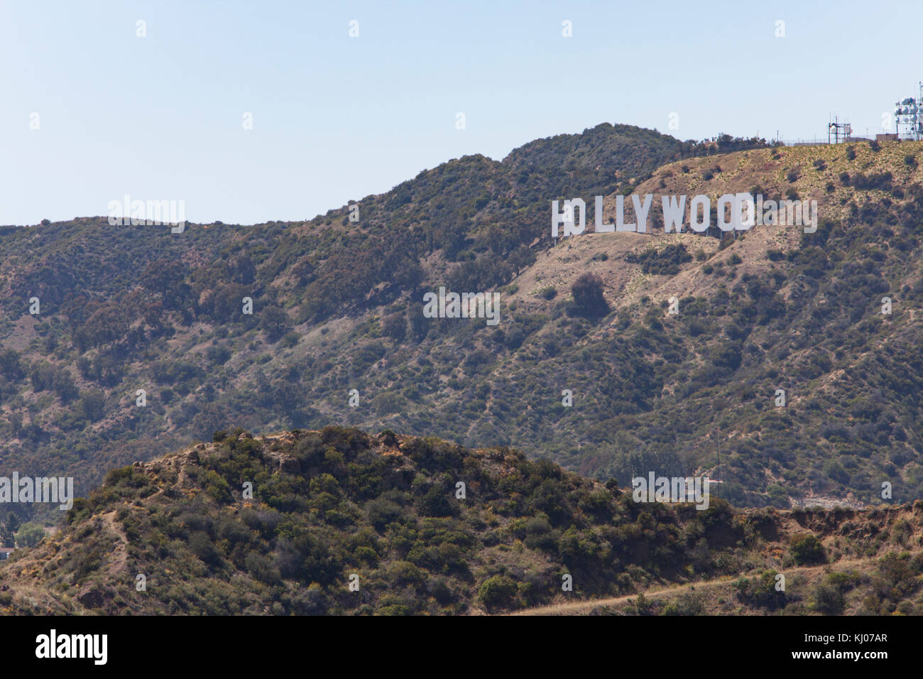 The Hollywood Sign is an American cultural icon and landmark located in ...