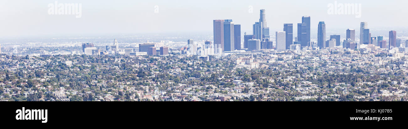 View of Downtown Los Angeles, Los Angeles Stock Photo - Alamy