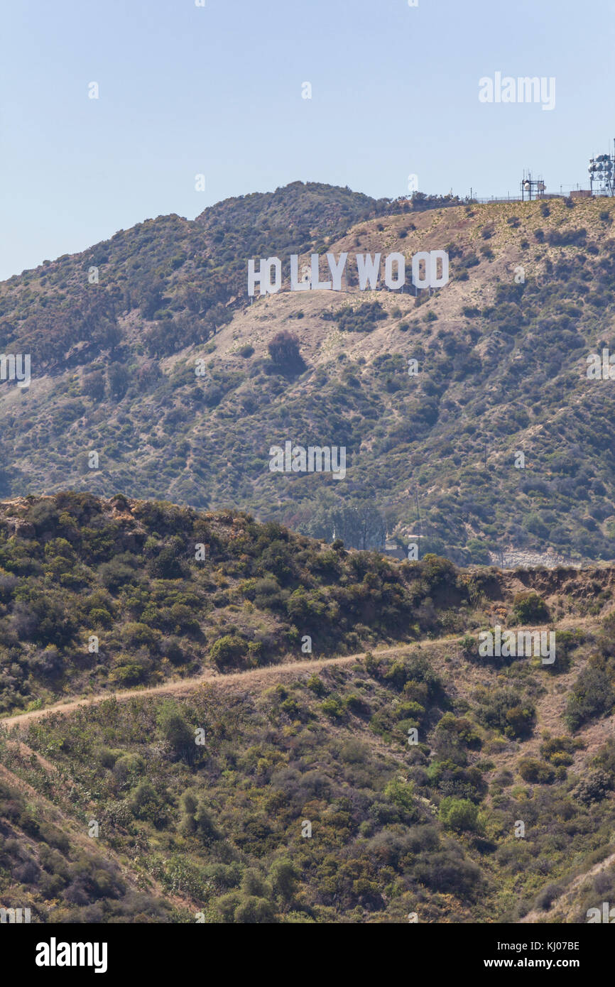 The Hollywood Sign is an American cultural icon and landmark located in ...