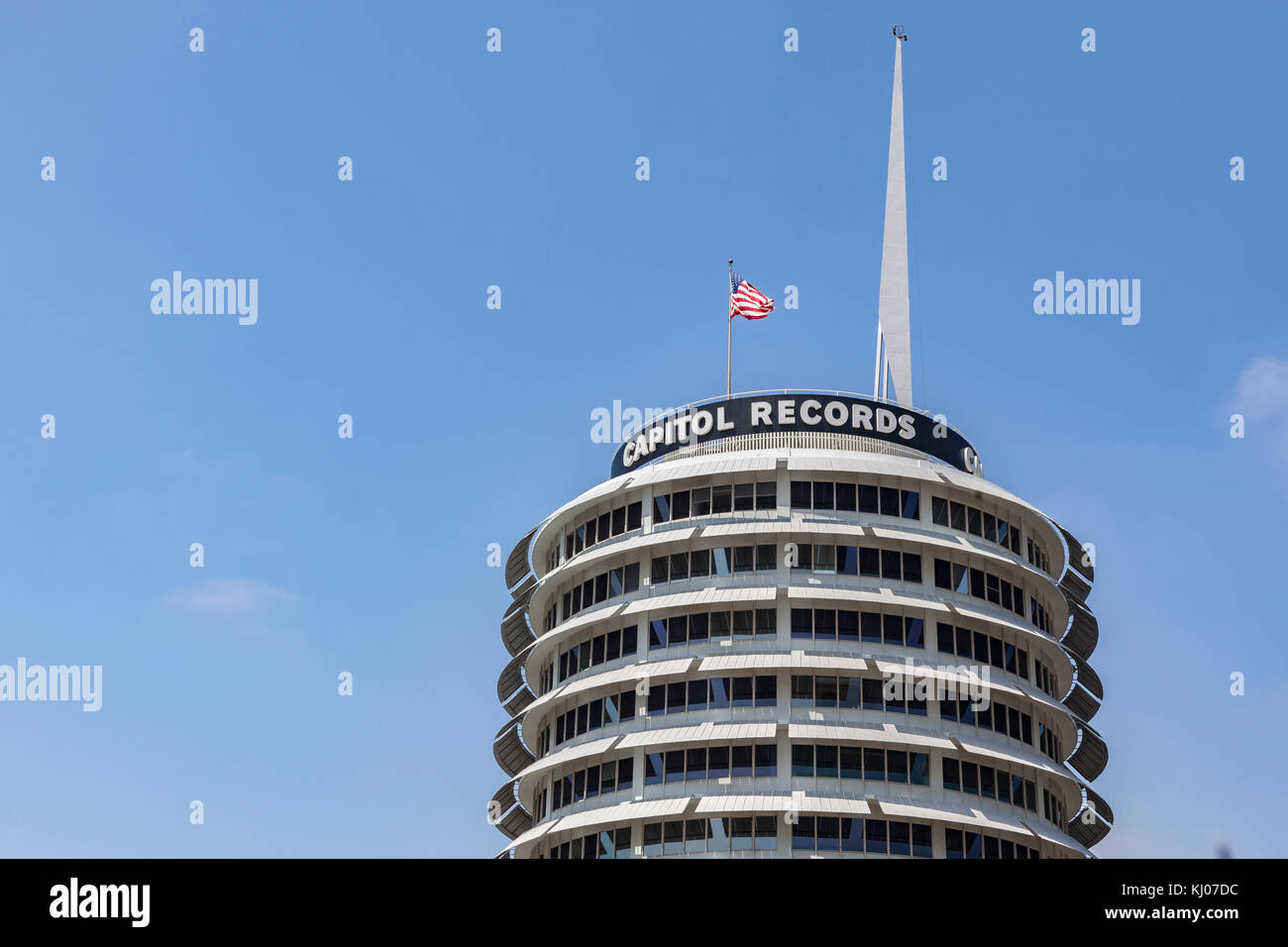 The Capitol Records Building, also known as the Capitol Records Tower ...