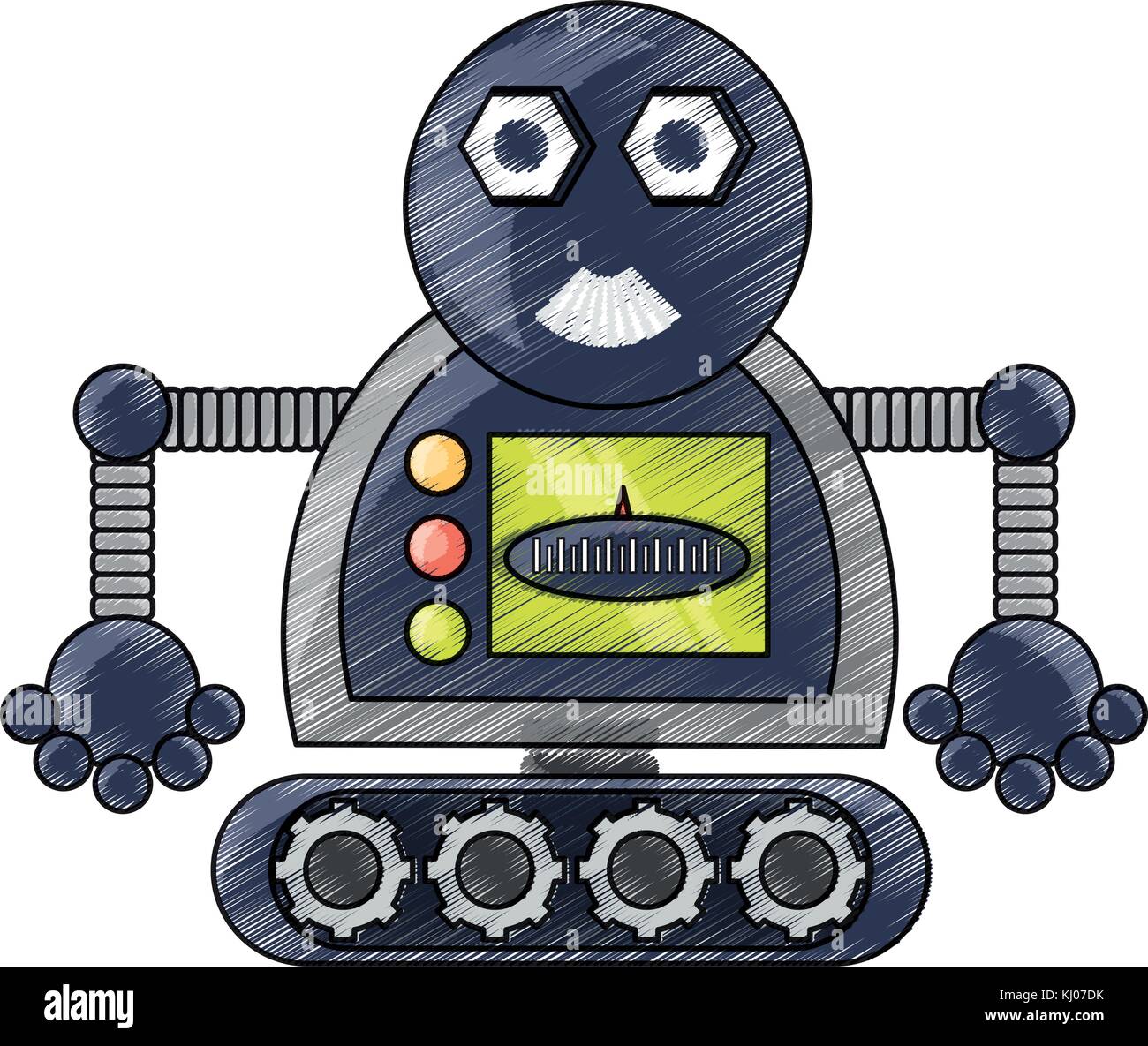 cartoon robot icon Stock Vector Image & Art - Alamy