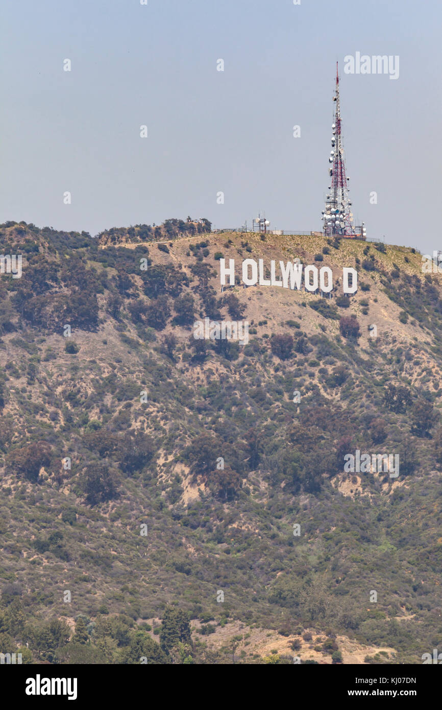 The Hollywood Sign is an American cultural icon and landmark located in ...